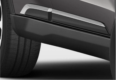 Suzuki Grand Vitara Aksesori Front Bumper Extender (Black + Chrome ...