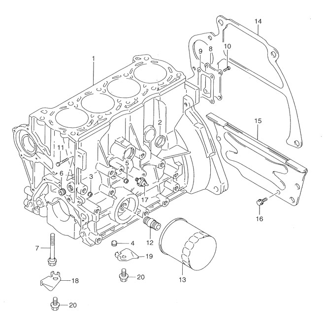 Engine - Suzuki Spare Part | Suzuki Indonesia